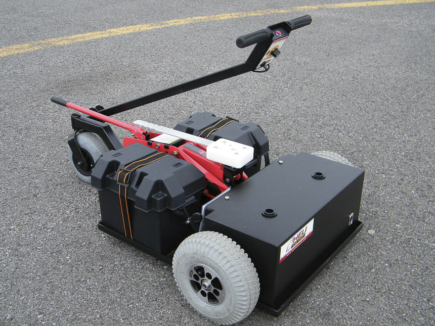 Tow tug - V90 - Helitowcart - towbarless / for helicopter / electric