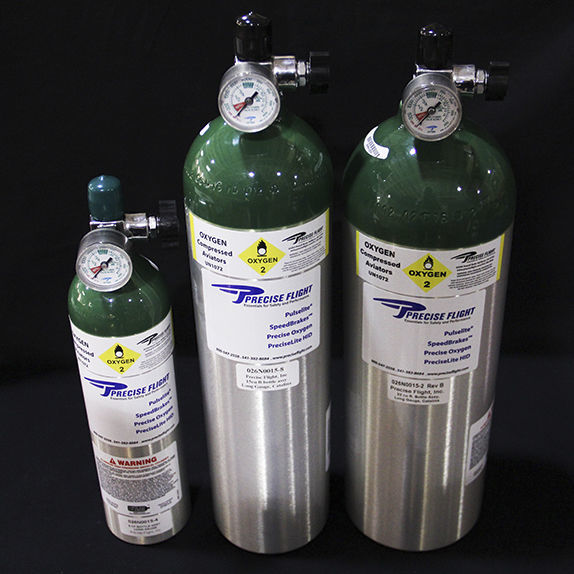 Aircraft oxygen cylinder - 026N0015-2 - Precise Flight, Inc.