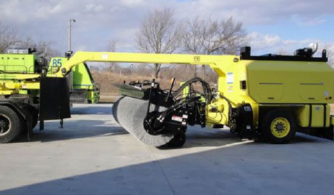 Airport runway sweeper brush - 4600-TTB Tracking - M-B Companies, Inc.