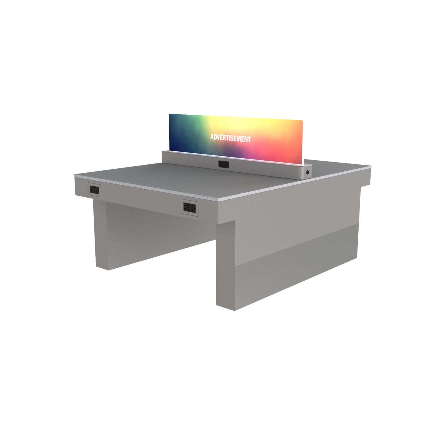 Airport charging station - Parabit Systems - with table / USB / wireless