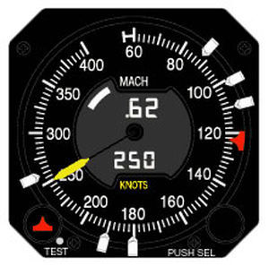 Aircraft airspeed indicator - Innovative Solutions & Support - analog ...