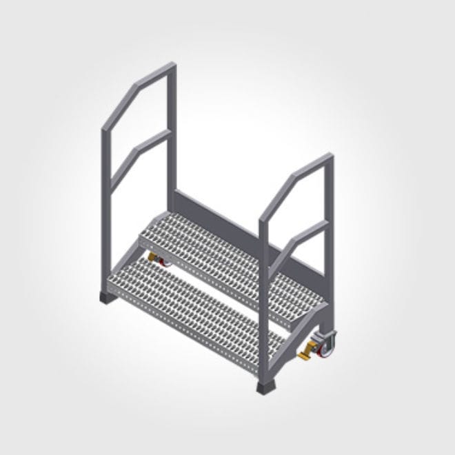 Access stairs - 1UELZEN-Aufst.-Podest - ALTEC Aluminium Technik GmbH ...