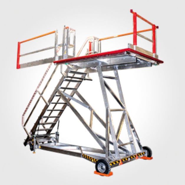 Emergency stairs - ALTEC Aluminium Technik GmbH - mobile / for aircraft ...