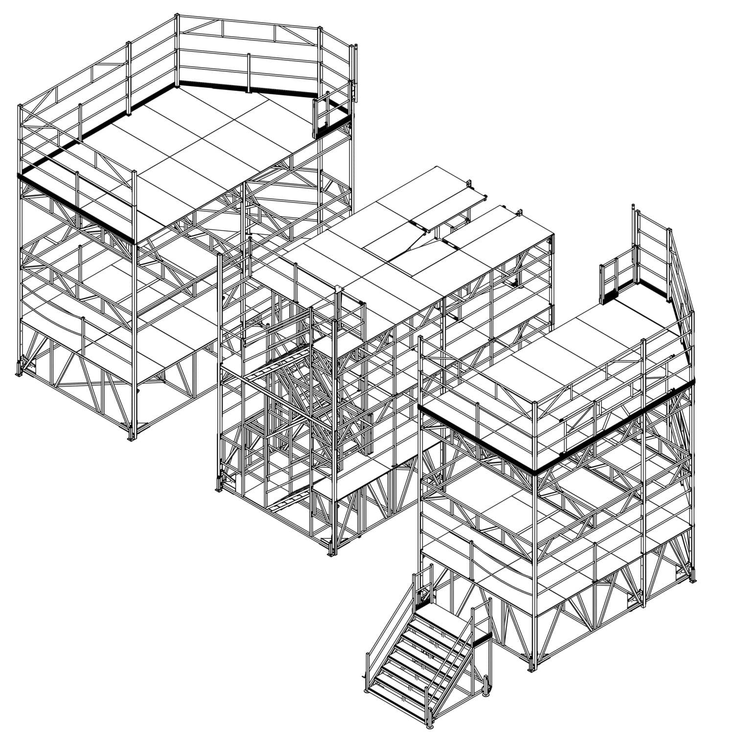Tail access platform - JASPER PRODUCTS LTD - movable