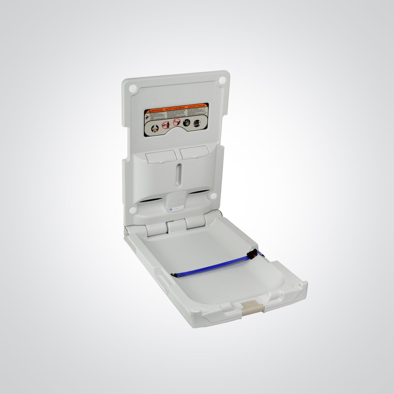 Airport changing table - BC003-STRAP - Dolphin Dispensers - vertical