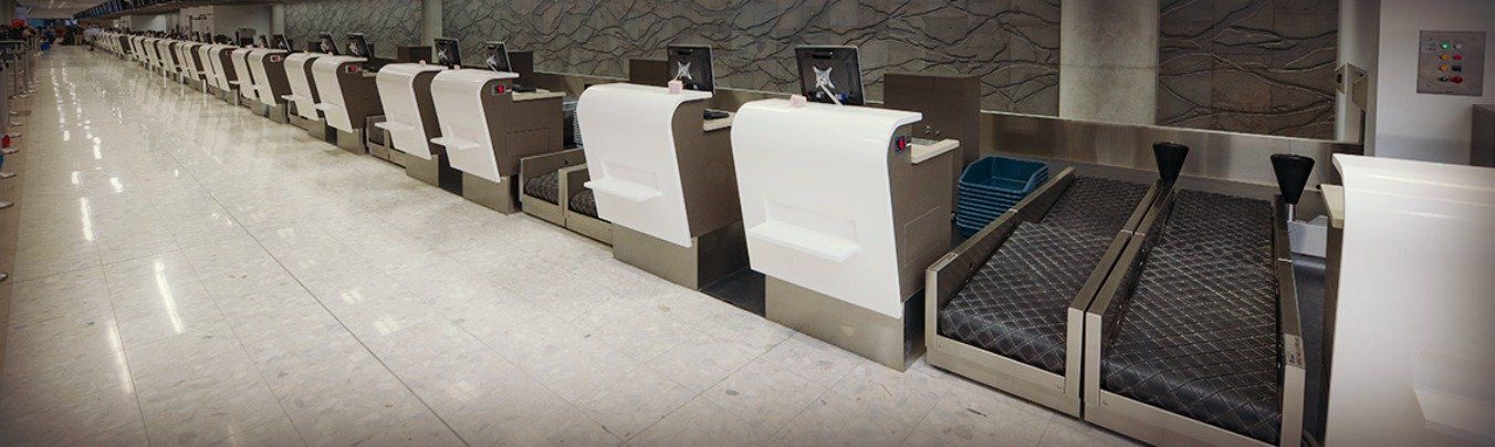 Check-in conveyor - Glidepath - belt / baggage / with scale