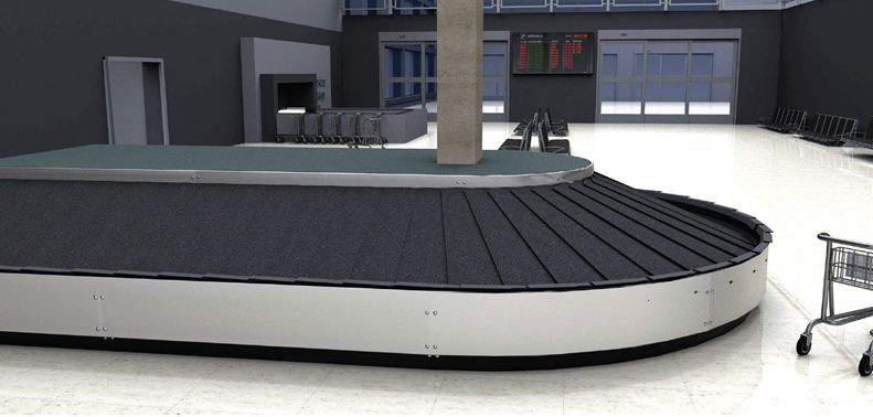 Inclined baggage carousel - Glidepath - horizontal