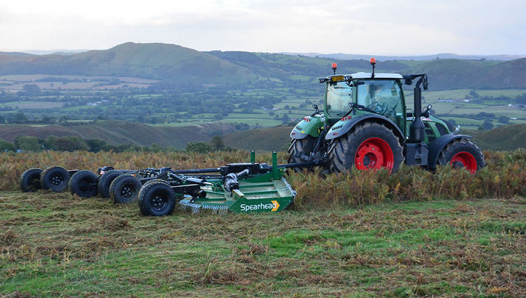Tractor-mounted mower - Multicut 820 - Spearhead Machinery Ltd - for ...