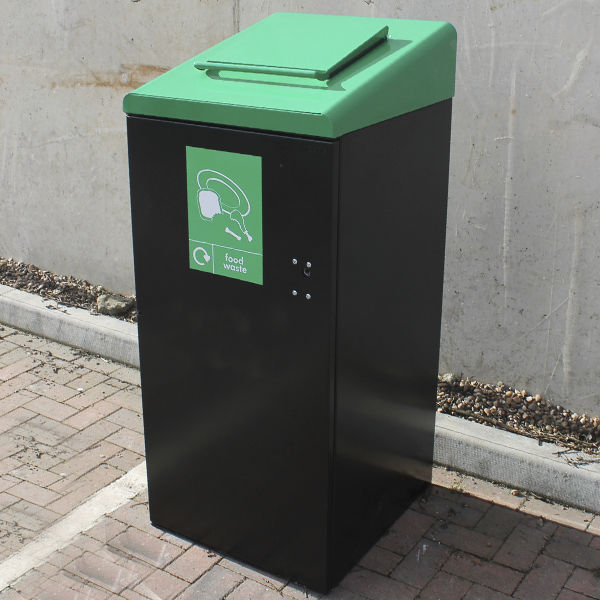 Airport waste bin - FWWB/140/240 - Wybone Limited - floor-mounted ...