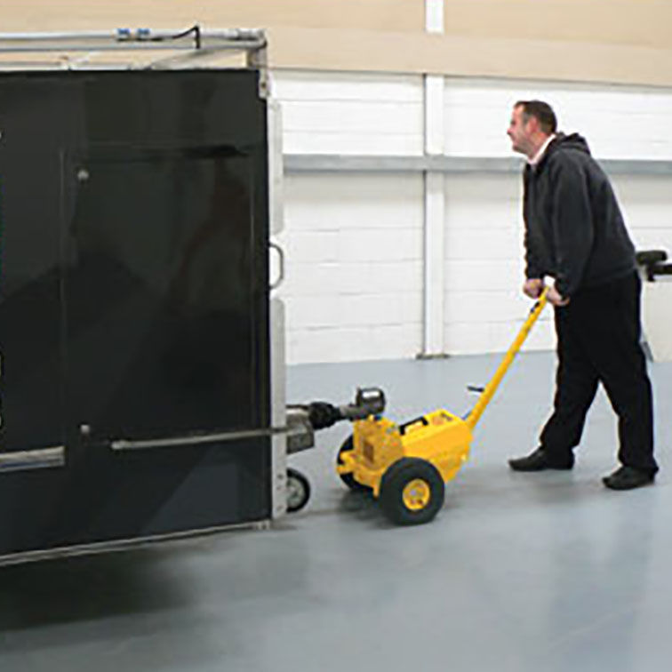 Towing tug - 701D - Red Box - for luggage trolleys / electric / with towbar