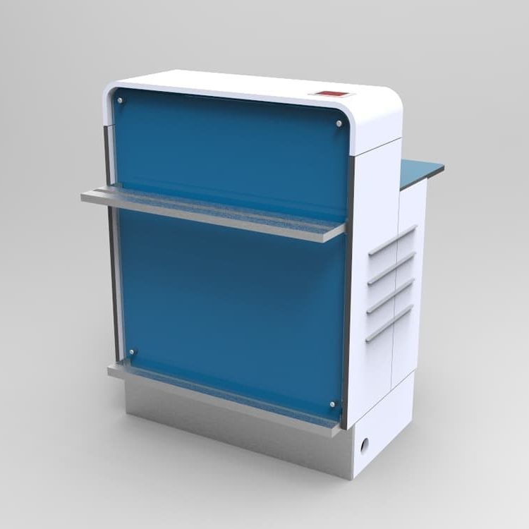 Check-in counter - Galaxy - UFL Group - information / for airport / double