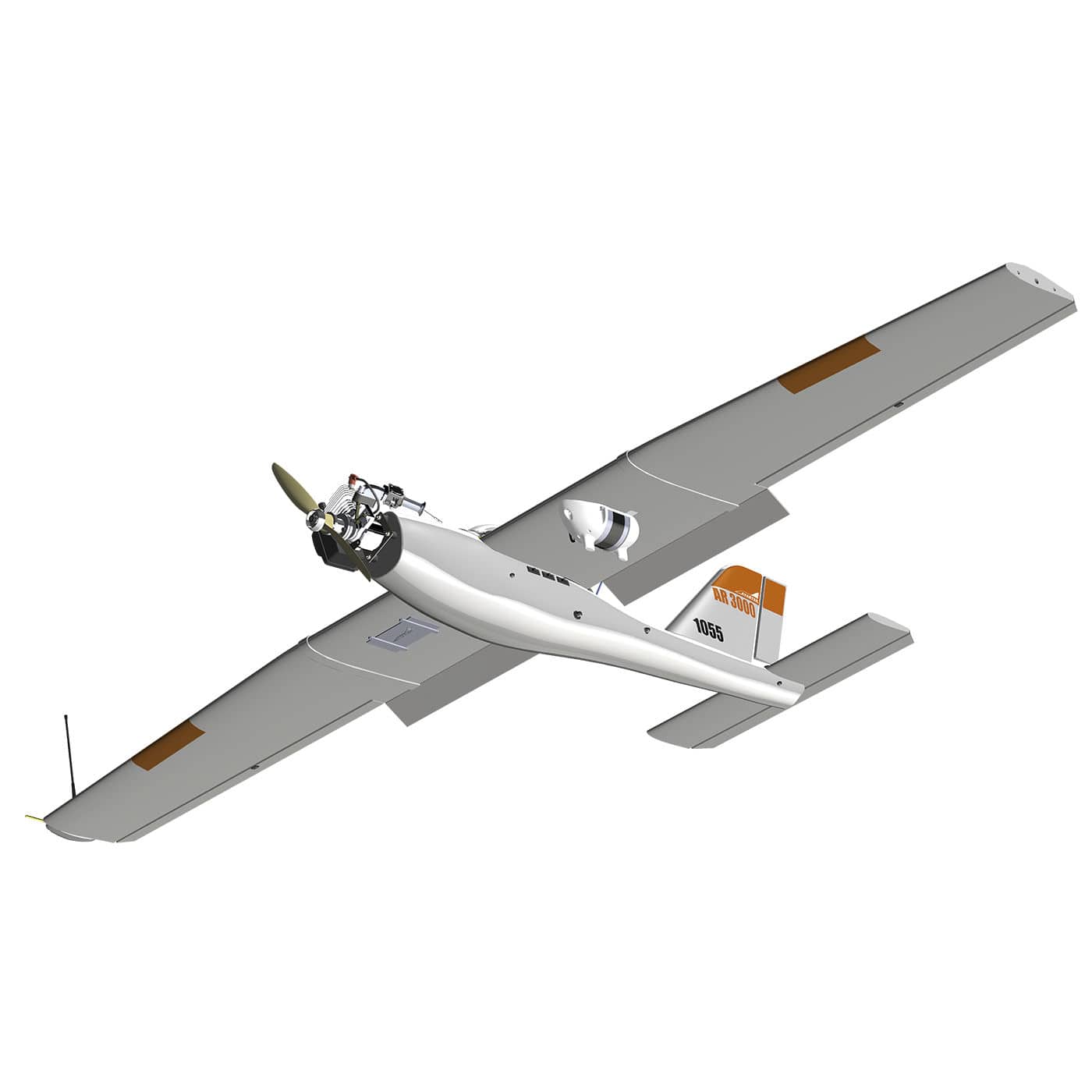 Industrial drone - AR-3000 RPAS - Avartek - surveillance / fixed-wing ...