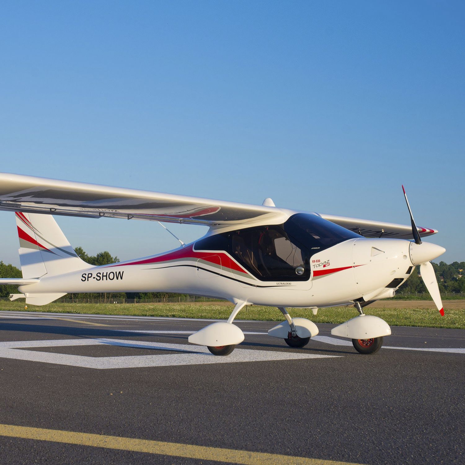 2-person ULM aircraft - KR-030 Topaz - Ekolot - 4-stroke engine ...