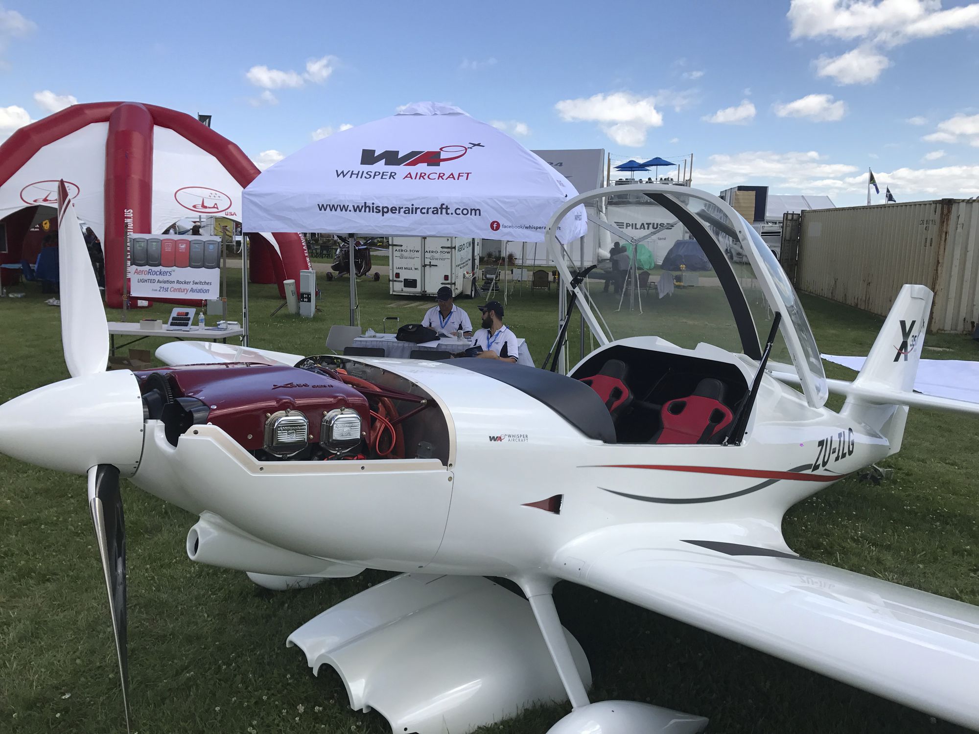 2-person private plane - X350 Gen II - Whisper Aircraft - single-engine ...