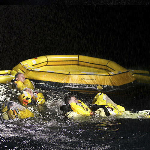 Helicopter life raft - Survitec Group Limited