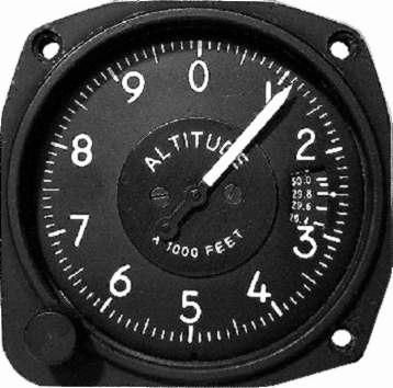 Analog altimeter - UMA Instruments - feet / 2.25-inch / for aircraft
