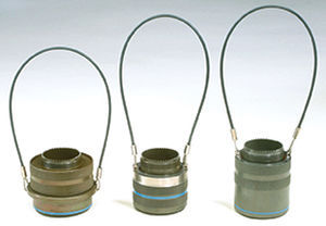 Cylindrical plug - Amphenol Aerospace - female / steel / coupling