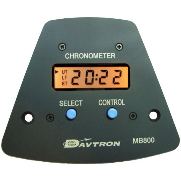 Aircraft clock - MB800 series - Davtron, Inc. - electronic / quartz ...