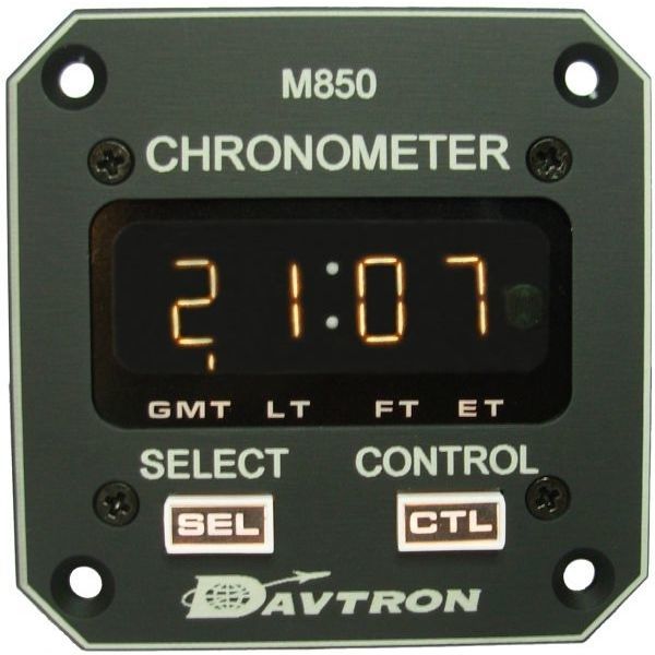 Aircraft clock - M850 series - Davtron, Inc. - electronic / quartz ...