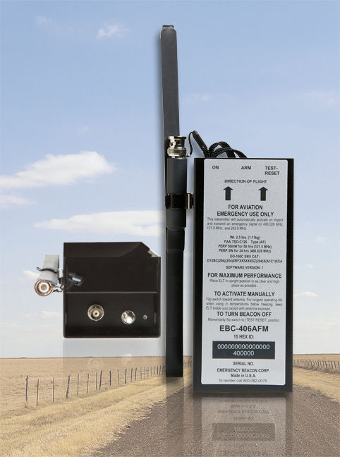 Helicopter emergency locator transmitter - EBC 406AFHM - Emergency ...