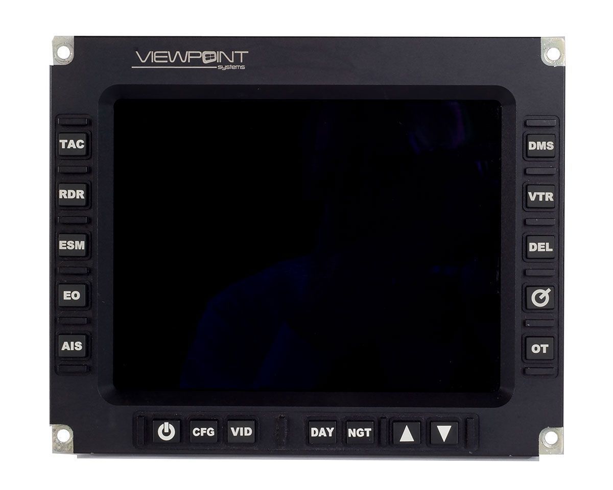 Avionics instrument aircraft cabin monitor - VPT-10-MIL - ViewPoint ...