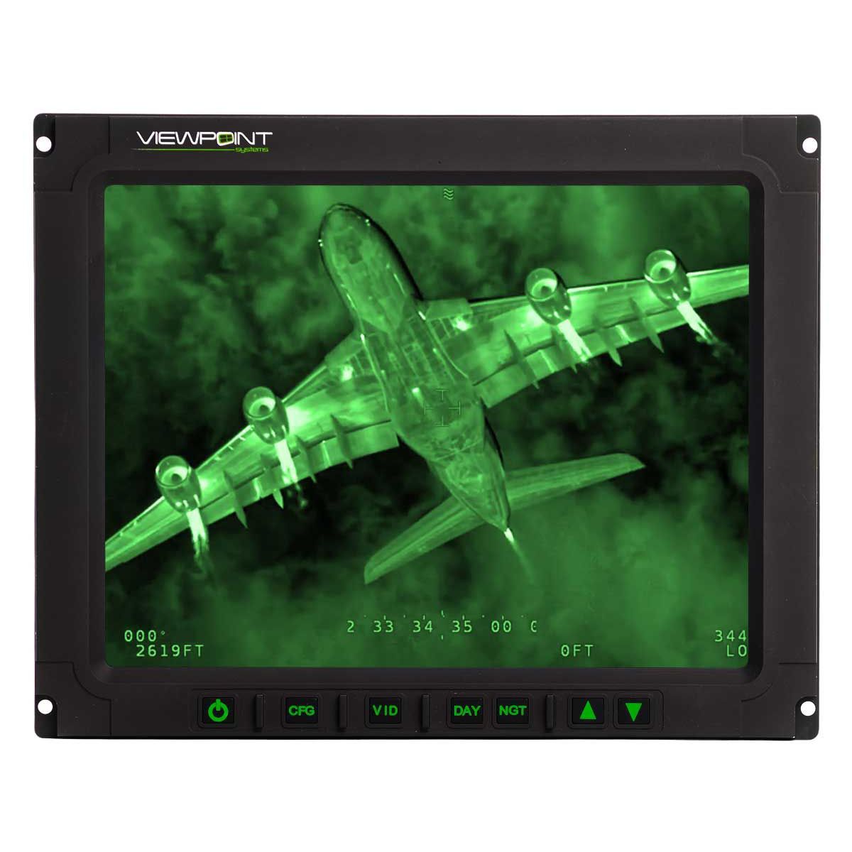 Avionics instrument aircraft cabin monitor - VPT-12-MIL - ViewPoint ...
