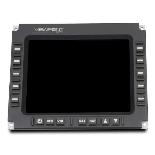 Avionics instrument aircraft cabin monitor - VPT-10-MIL - ViewPoint ...