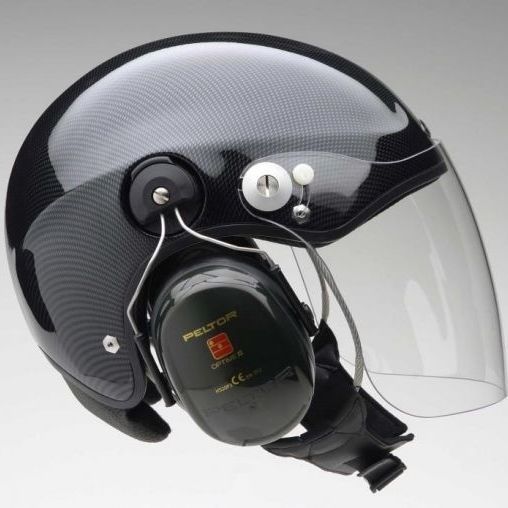 Paramotor helmet - IS001CB - Micro Avionics - integral / L / S