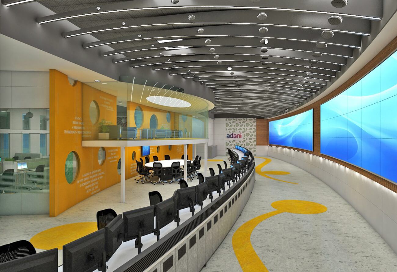 Multi-user air control panel - ICONIC - Pyrotech workspace - curved ...