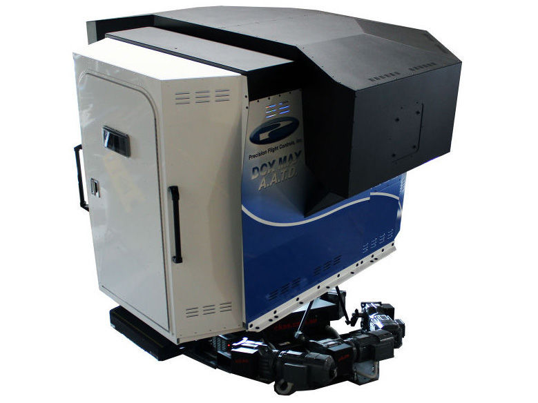 Aircraft simulator - DCX MAX 6DOF - Precision Flight Controls - training / cockpit