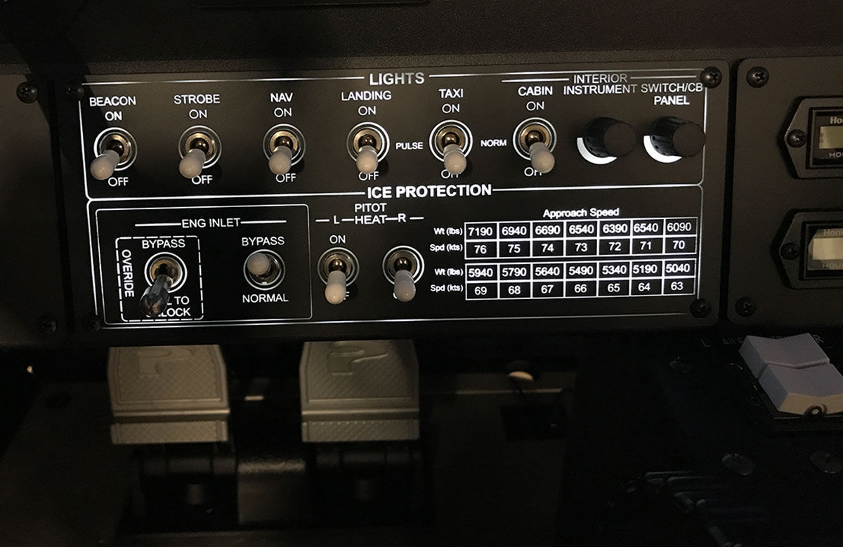 Aircraft simulator - MFD Kodiak™100 - Precision Flight Controls - training / cockpit