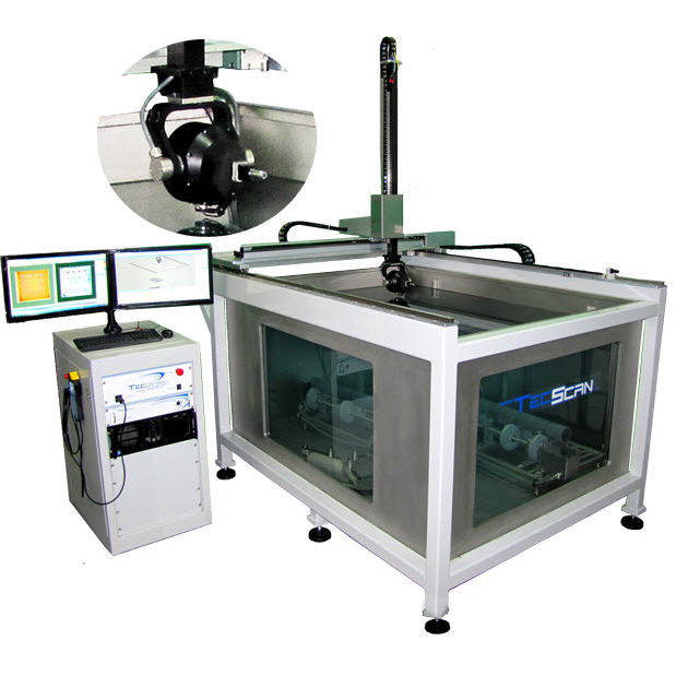 Non-contact laser scanner - TS-3000 - TecScan - 3-axis / for NDT / for ...