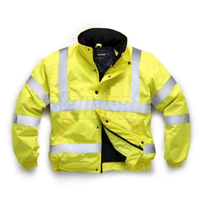 Work jacket - HV002 - Stand Safe ltd - for airport / high-visibility