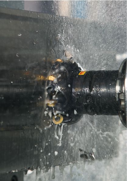 Titanium milling cutter - SANDVIK COROMANT - insert / for aeronautics