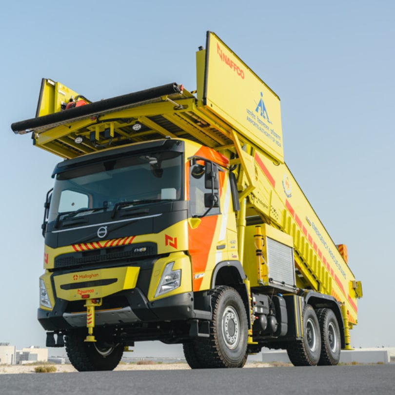 Access stairs - NAFFCO - emergency / telescopic / for passengers