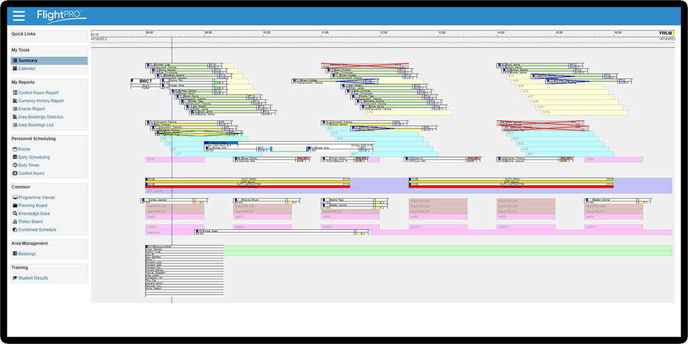Management software - FlightPro® - Ocean Software Pty Ltd - control ...