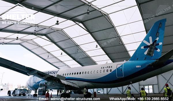 Aircraft hangar - 40x40m - Shelter Tent Manufacturing Co., Ltd ...