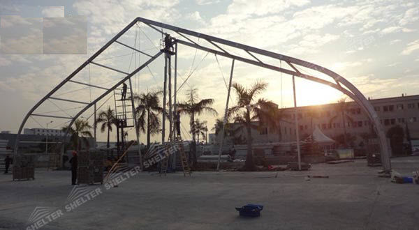 Aircraft hangar - Shelter Tent Manufacturing Co., Ltd - for airport
