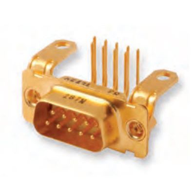 PCB connector - 3401-001 - C & K - for aircraft / D-sub / straight