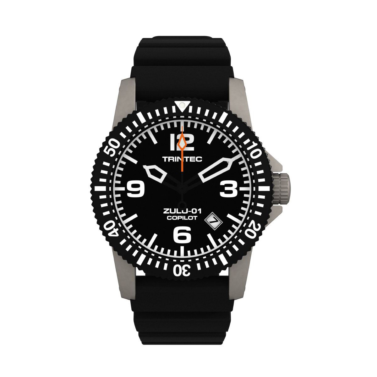 Aviator watch - Z01-CO-SS - TRINTEC - self-winding