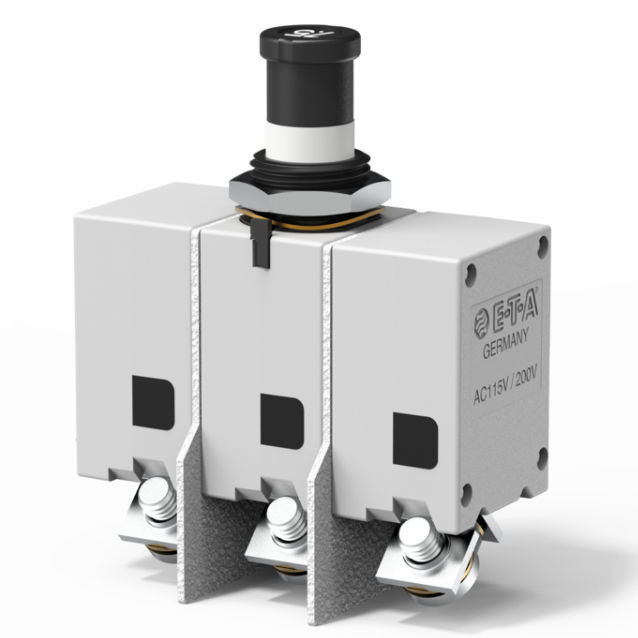 Thermal aerospace circuit breaker - 583 series - E-T-A - manual / 3 ...