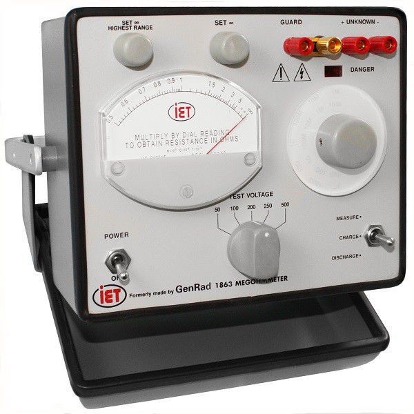Bench-top megohmmeter - GENRAD 1863 - Iet Labs - for the aeronautical ...