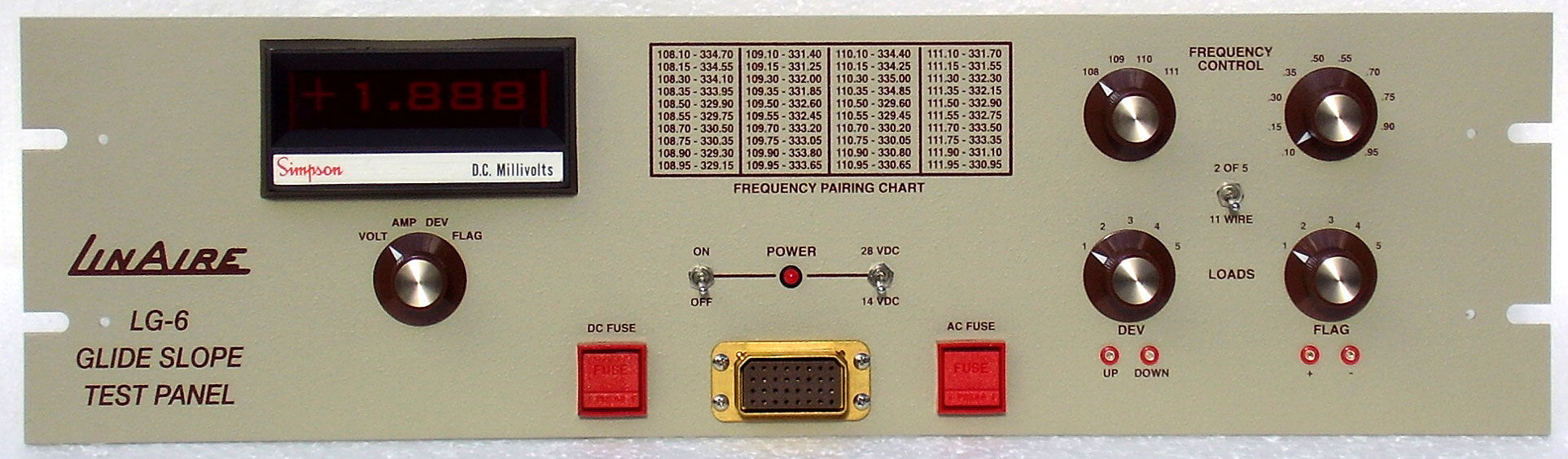 Avionics tester - LG-6 - LinAire - aeronautical