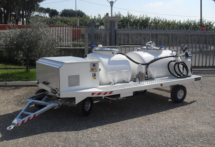 Towed lavatory truck - VTT 737 - Aviogei/Italy - for airport