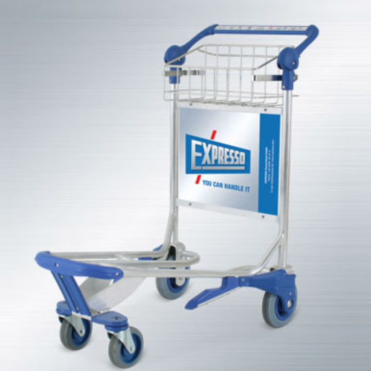 Airport terminal baggage cart - VariCart - Expresso Aero - 4-wheel ...