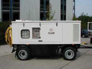 Diesel ground power unit - SAB - mobile / trailer-mounted / runway