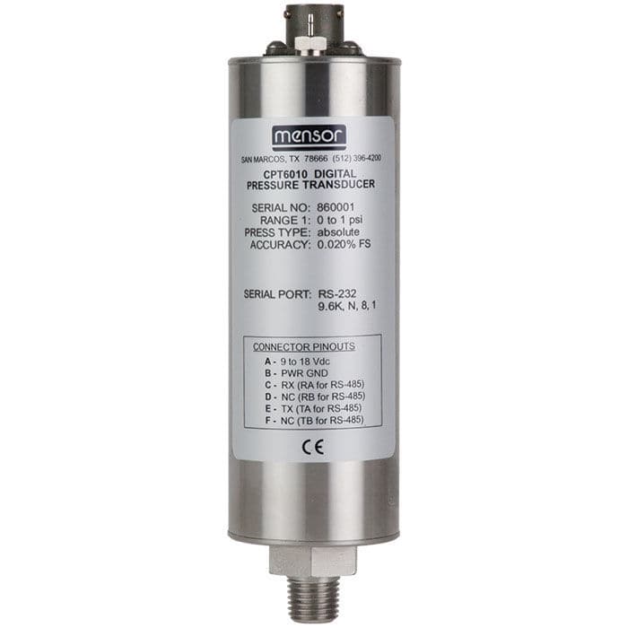 Absolute pressure transducer store