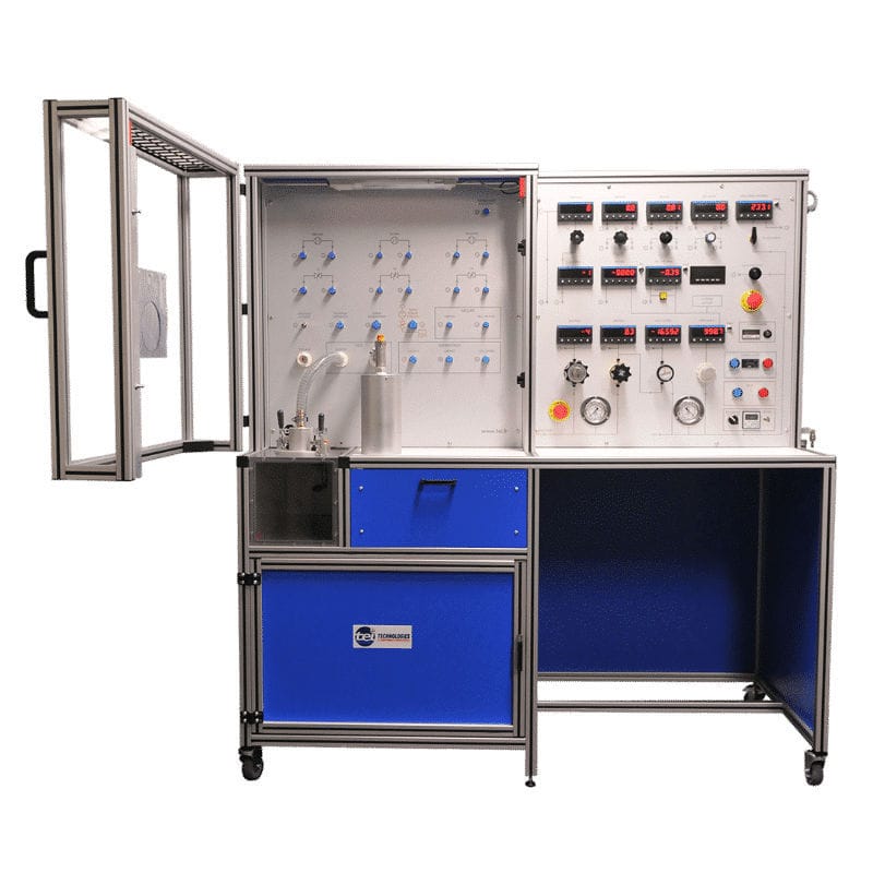 Flow test bench - B001 - TEI - pressure / for oxygen regulator / mechanical