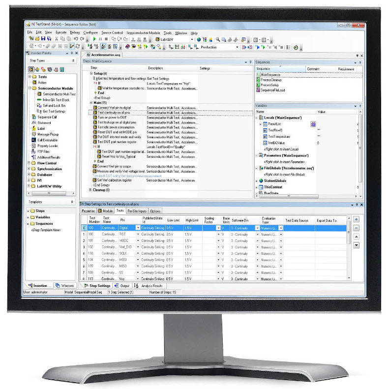 Management software - TestStand - National Instruments - test / for the ... Management software - TestStand - National Instruments - test / for the ...