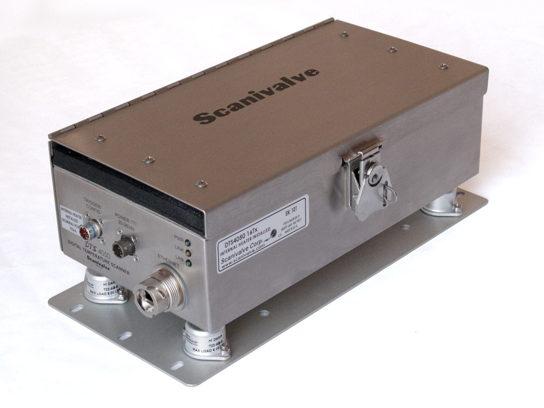 Signal analyzer - DTS4050 - Scanivalve Corporation - for aeronautics
